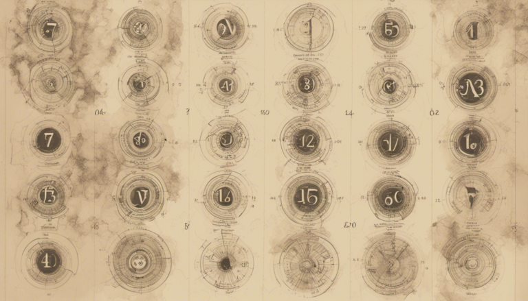 Letter Numerology Chart - Celestial Inspire